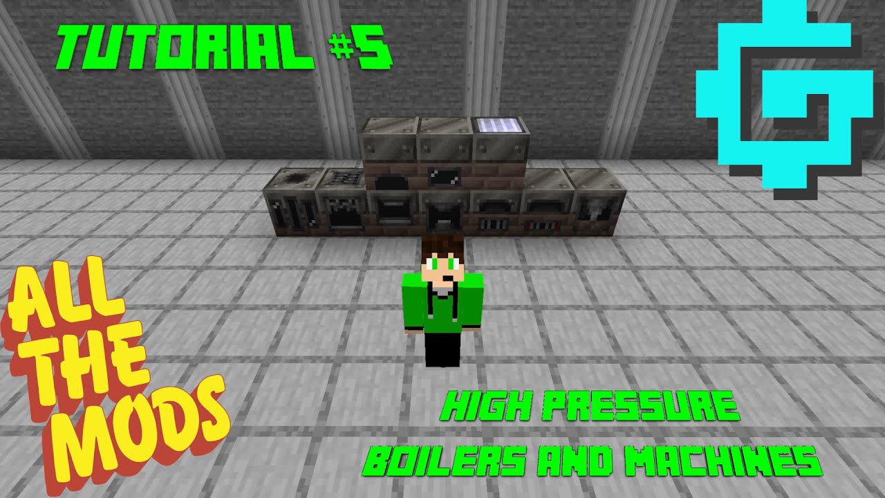ATM9 GregTech Tutorial #5 | High Pressure Boilers and Machines - YouTube