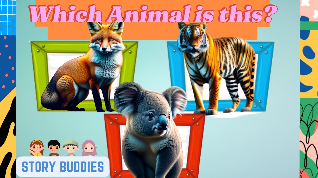 Animal names | Guessing game for Children | Animal in the Jungle | Kids ...