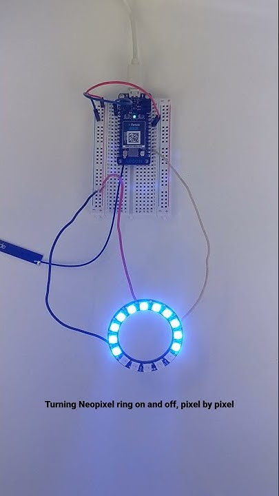 Designing for IoT 3.2: Turning Neopixel ring on and off pixel by pixel - YouTube