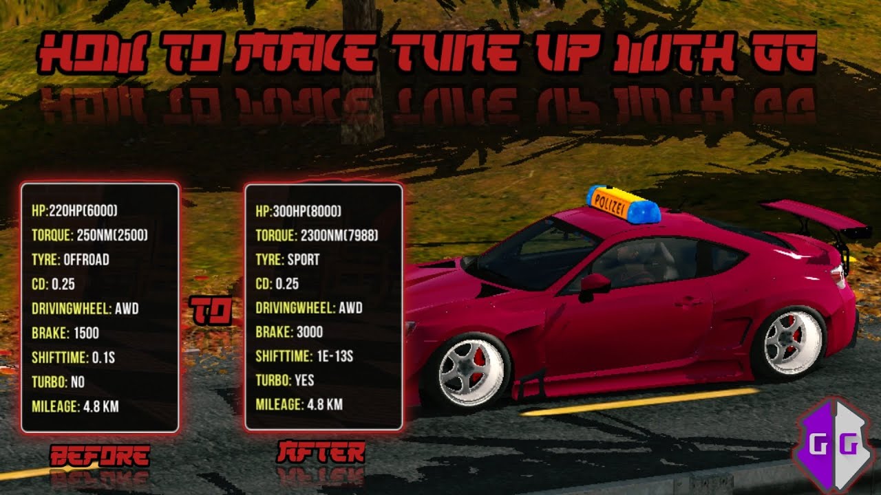 How To Make Tune Up With Gg Un Car Parking Multiplayer V4.8.22.3 - YouTube