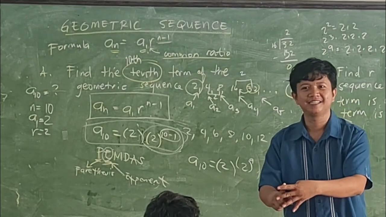Geometric Sequence - Grade 10 Math (Tagalog Math) - YouTube