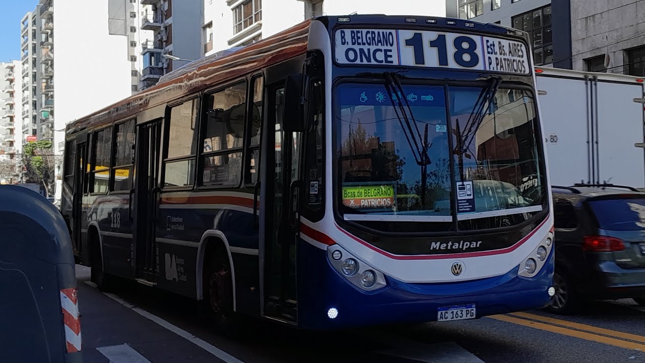 Línea 118 nuevo interno 38 Metalpar Iguazú III Volkswagen 18-280 con ...