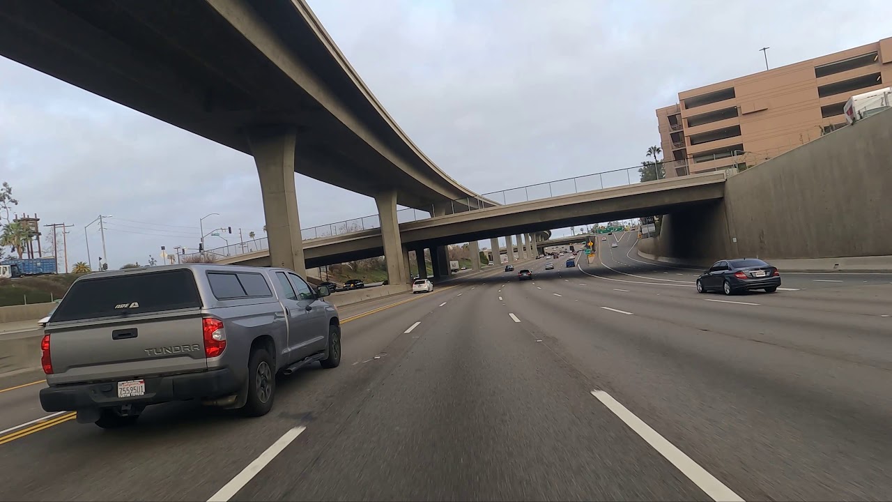 Irvine to Los Angeles - Saturday Morning Drive - Ambient Cali - 4K UHD ...