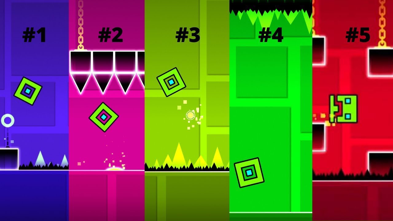 Geometry Dash Compilation - YouTube