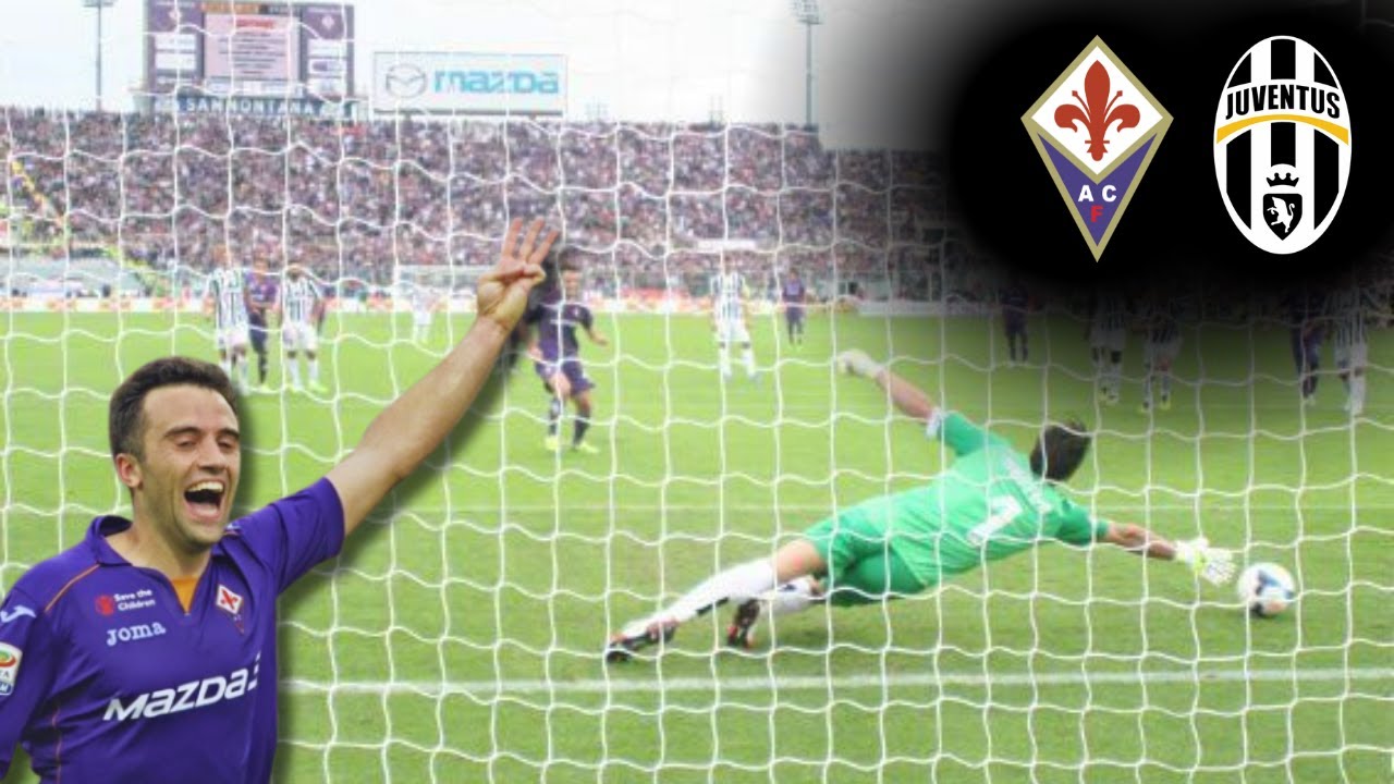 Quando la Fiorentina era sotto 2-0 contro la Juventus ma poi Giuseppe Rossi ha fatto tripletta ...