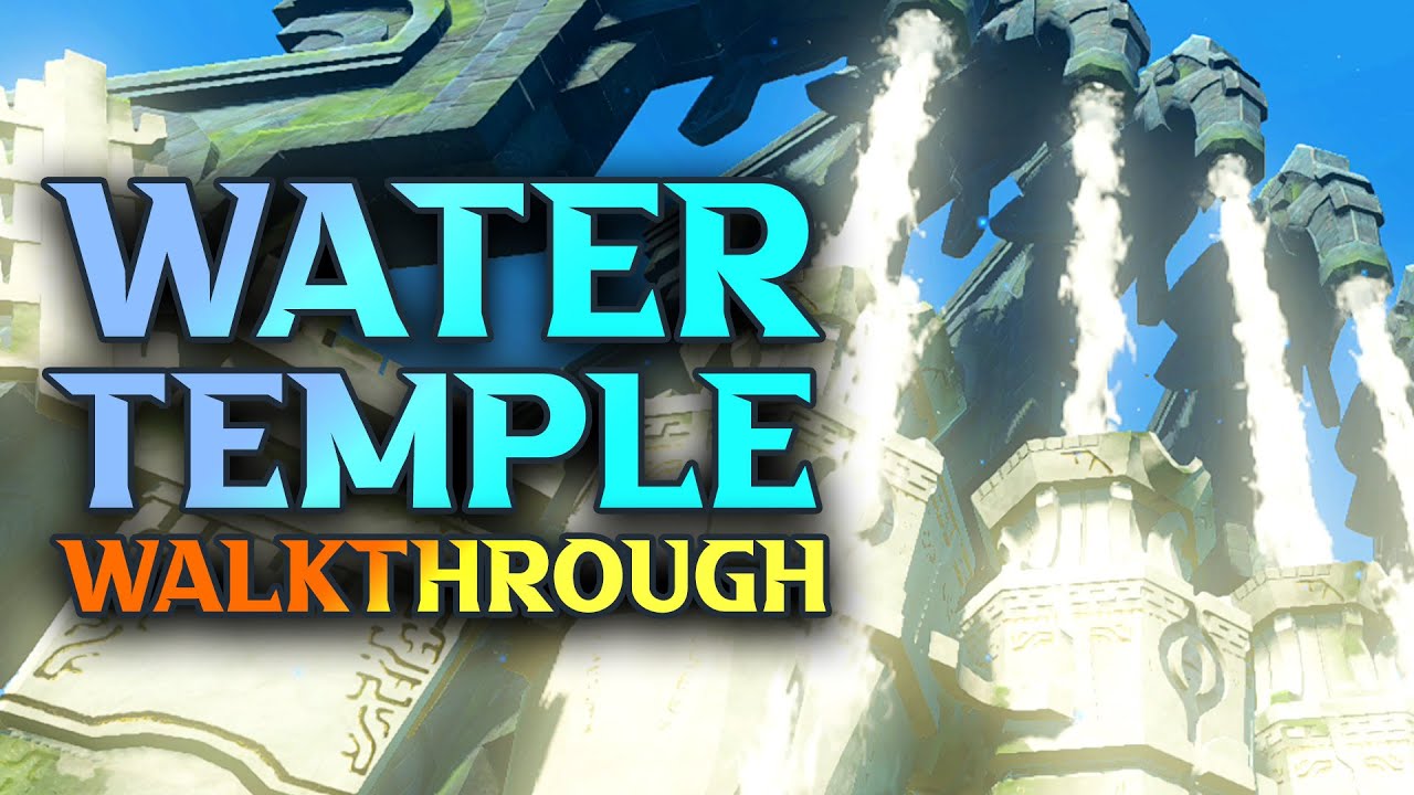 Zelda Tears Of The Kingdom Water Temple Walkthrough - YouTube