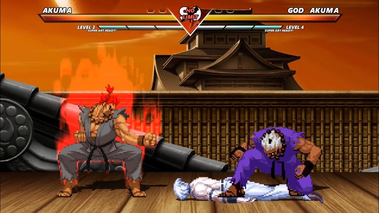 AKUMA vs GOD AKUMA - The most epic fight ever - YouTube