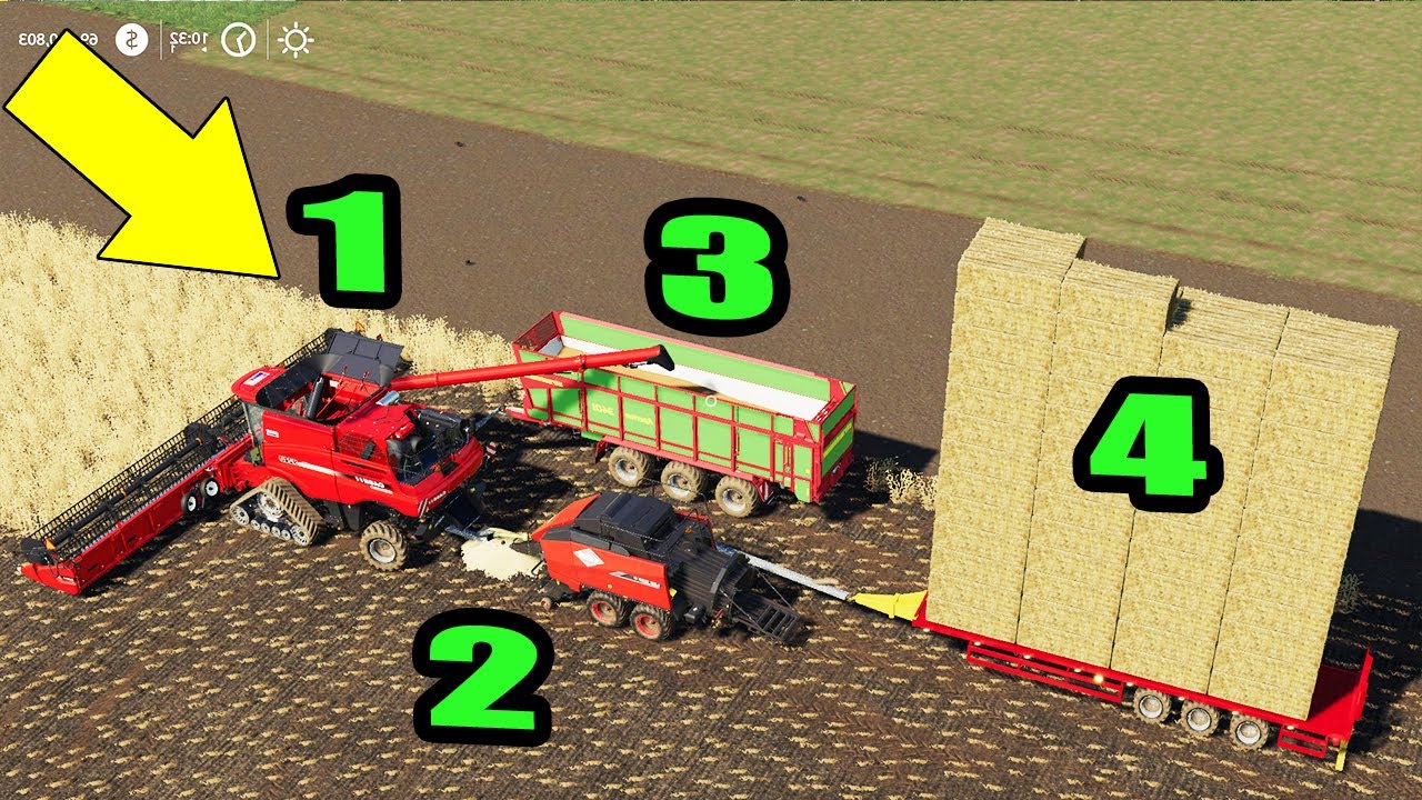 World's Most Crazy Combine Harvesters!!! 4 in 1 ; Very Easy Harvest ...
