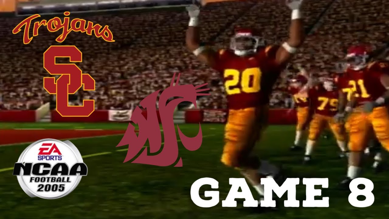 NCAA 06 USC Trojans Full Season Sim: Game 8 vs Washington State - YouTube