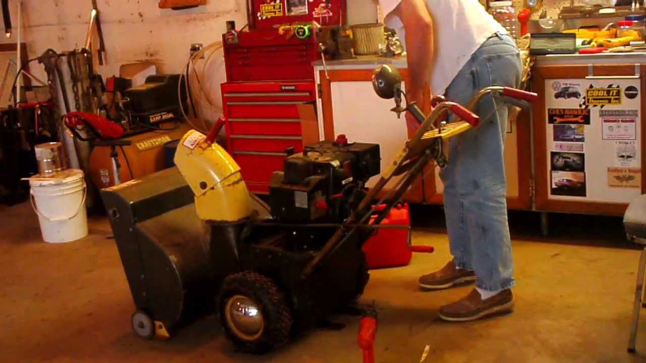 Hot rod snowblower - YouTube