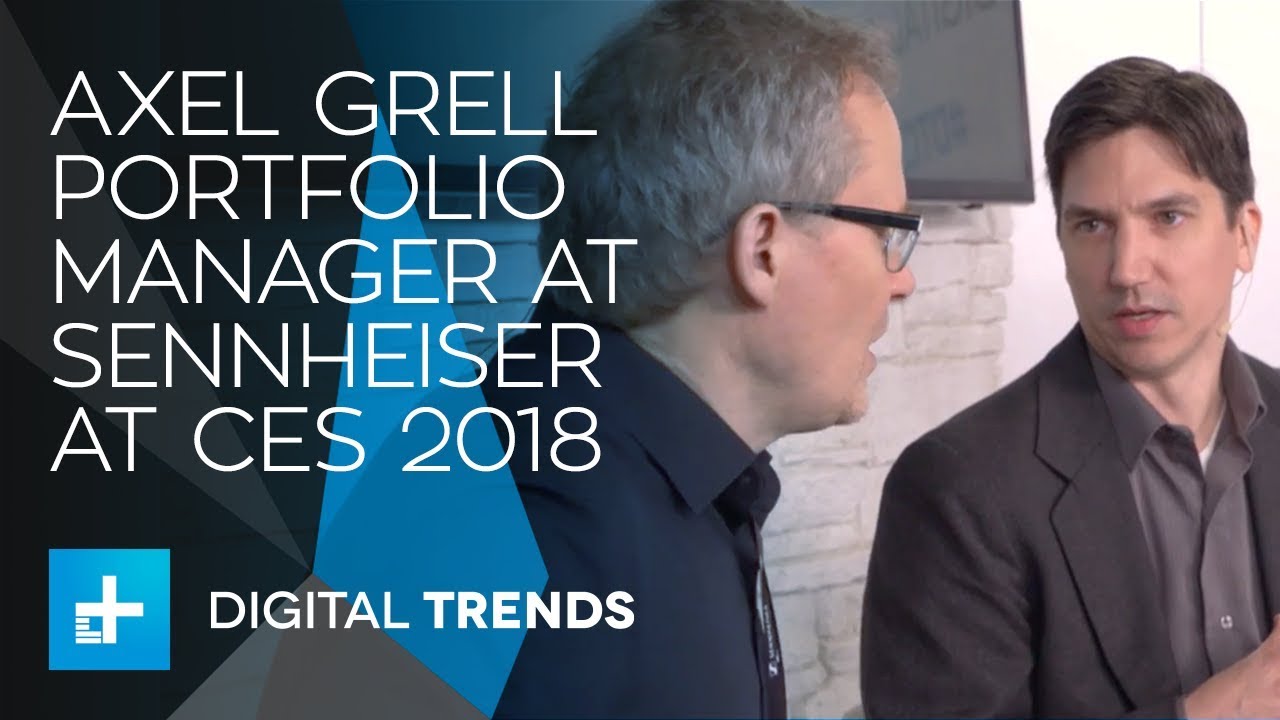 Axel Grell Portfolio Manager at Sennheiser - Interview at CES 2018 ...