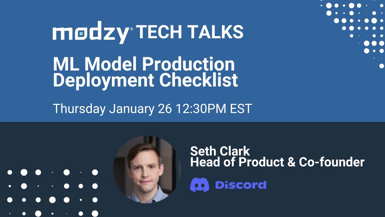 Production Deployment Checklist for Machine Learning Models - YouTube