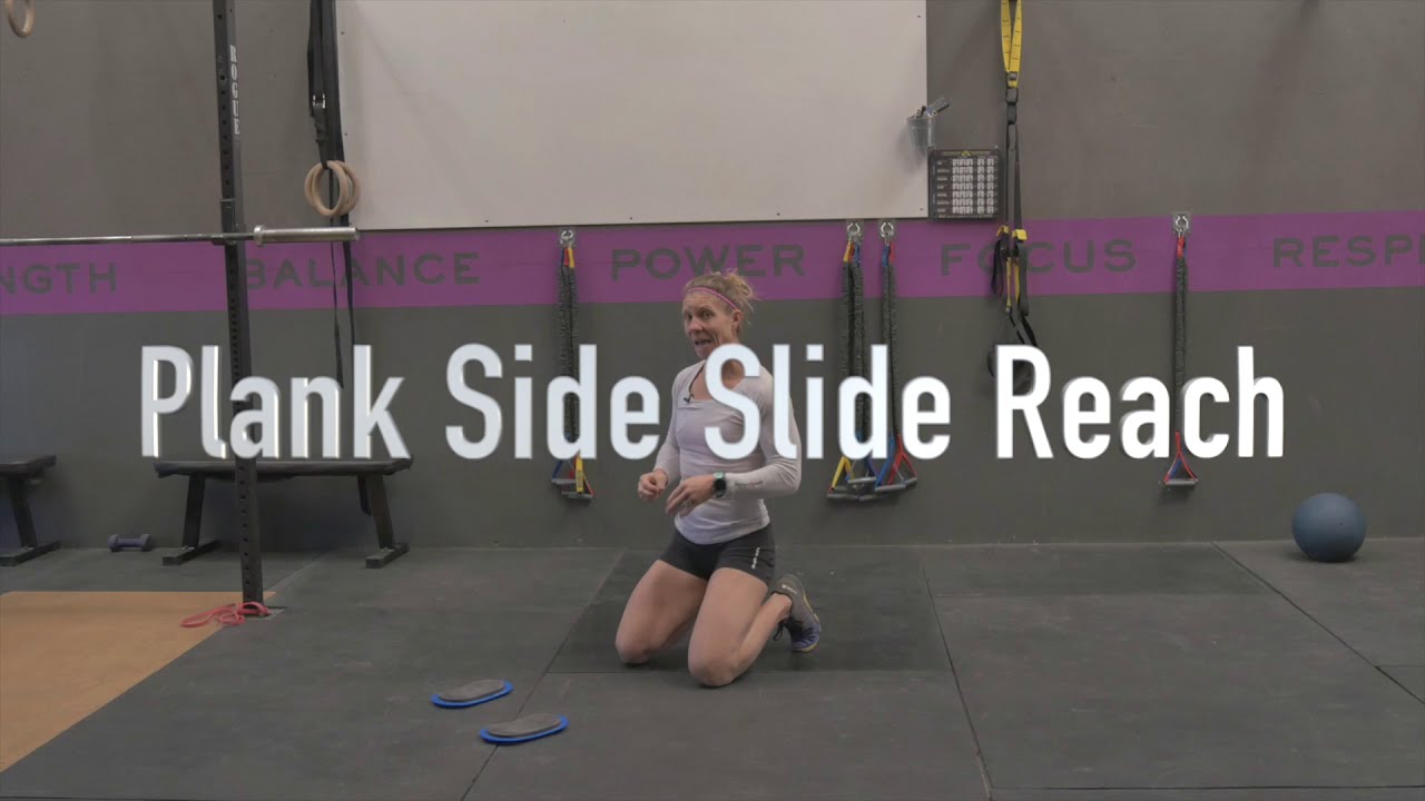 Plank Side Slide Reach - YouTube