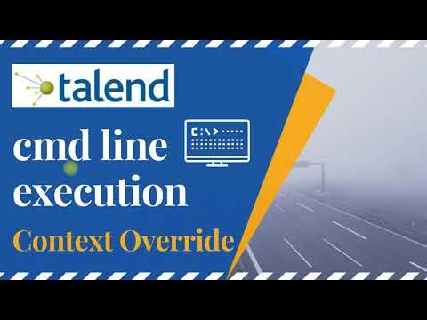 Execute Talend Job From Command Line | Passing Parameters To Talend Job In Command Line talend ...