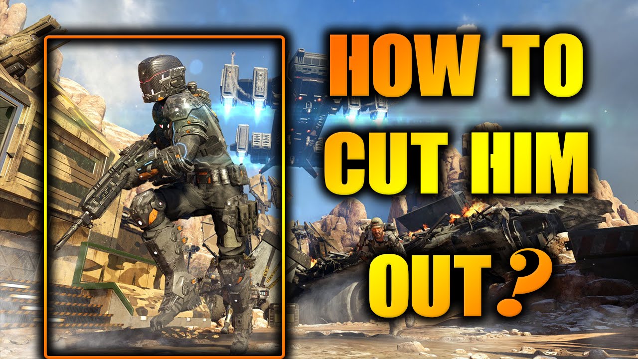 How To: Cut Out A COD Character In Photoshop - YouTube