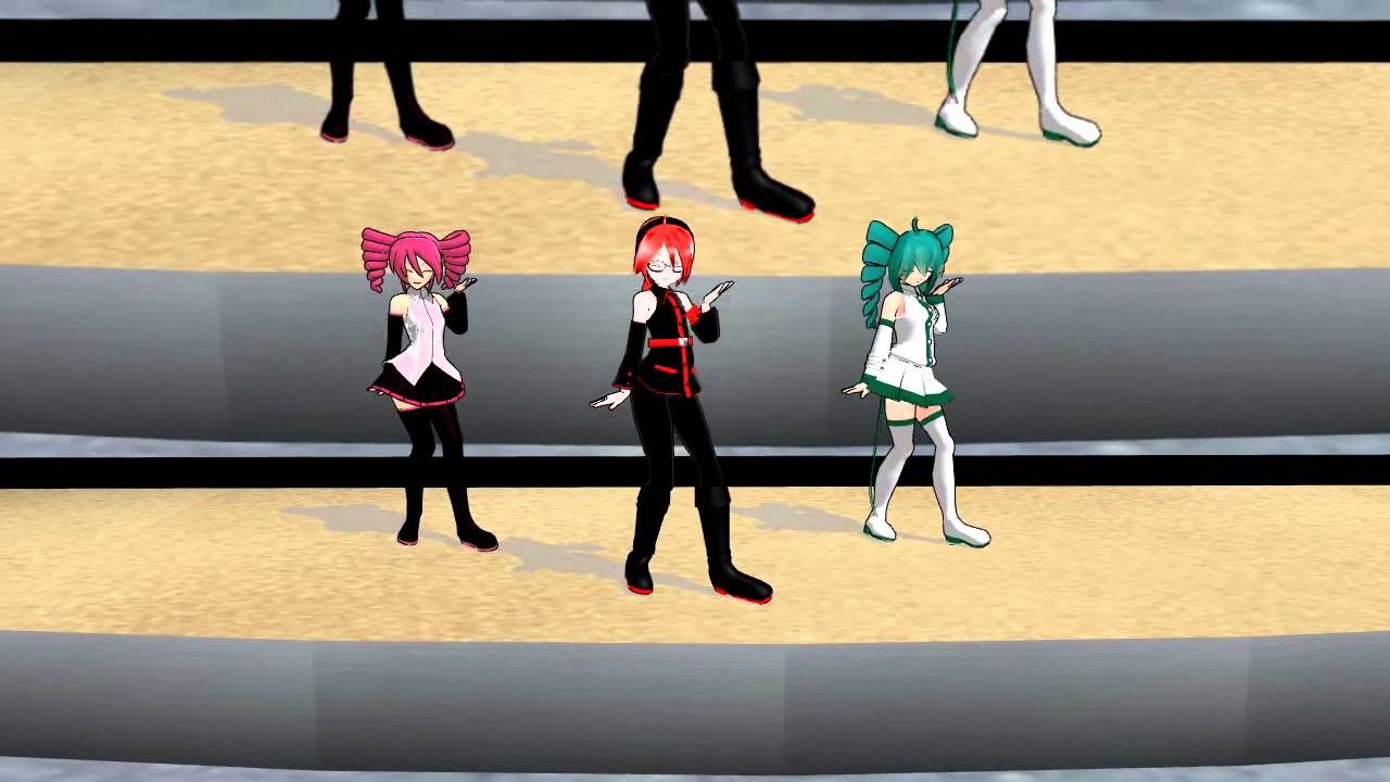 [MMD] Gee feat. Ted, Teto, and Keko [HD] - YouTube