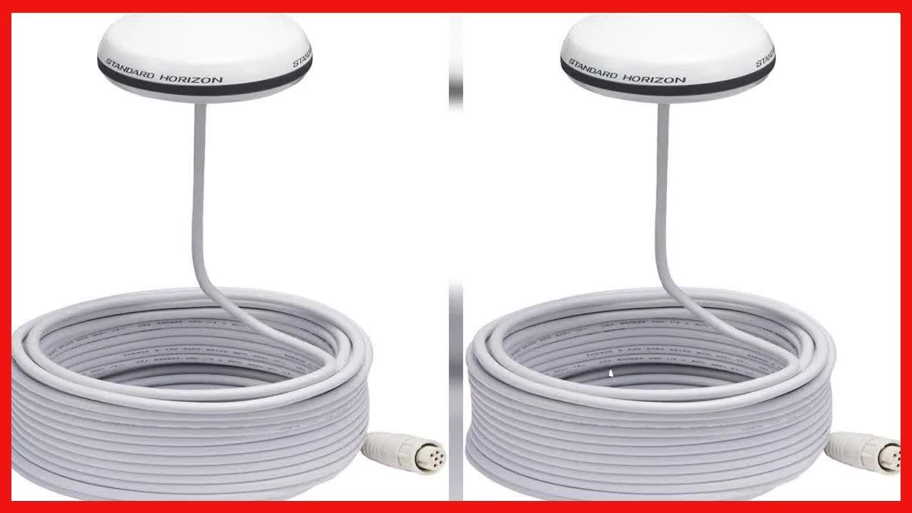 Standard Horizon SCU-31 GPS Smart Antenna with NMEA 0183 Output - YouTube