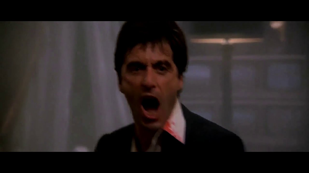 SCARFACE ( Al Pacino )- Legendary Final Shootout【RE-SOUND🔊】 - YouTube