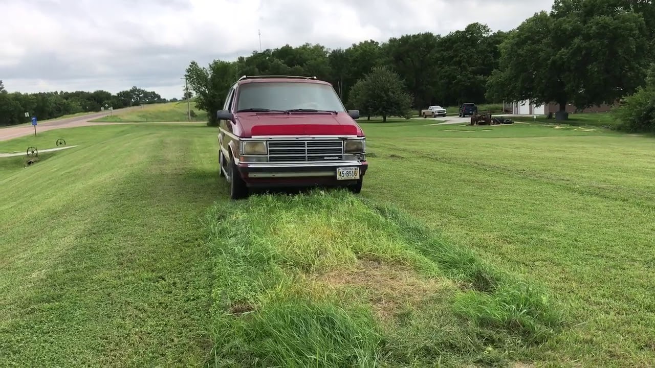FL 9329 1987 Dodge Caravan MiniVan selling on BigIron 8-7-19 - YouTube