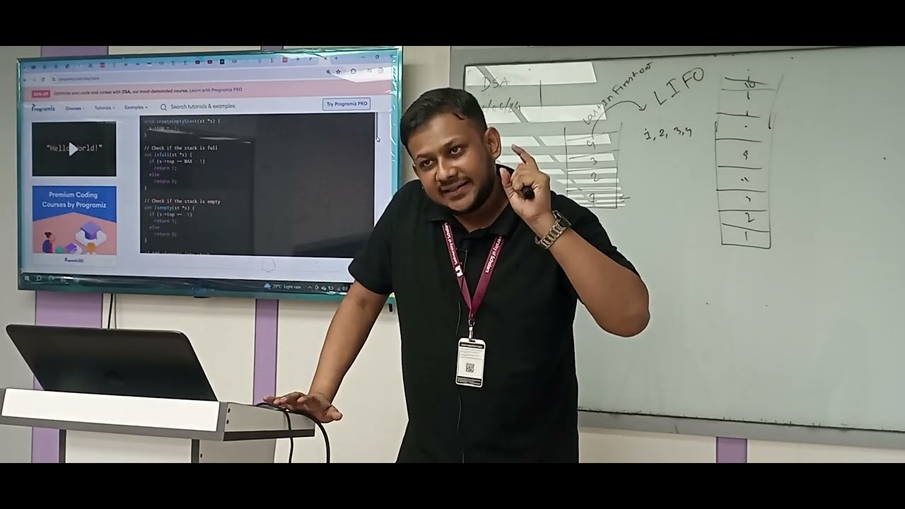 Data Structure And Algorithm Final Lecture 04 Cse Rbs University Of Scholars Youtube