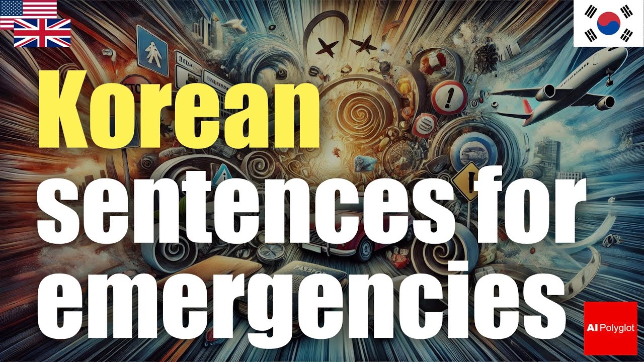 Korean example sentences for emergencies | Basic practice | Must learn ...