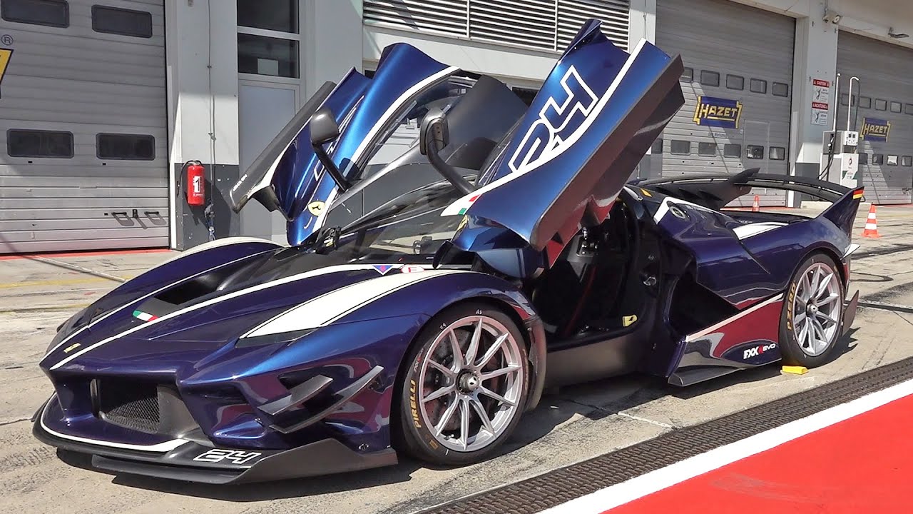 $4.0 Million Ferrari FXX K Evo PURE V12 SOUNDS! Accelerations ...