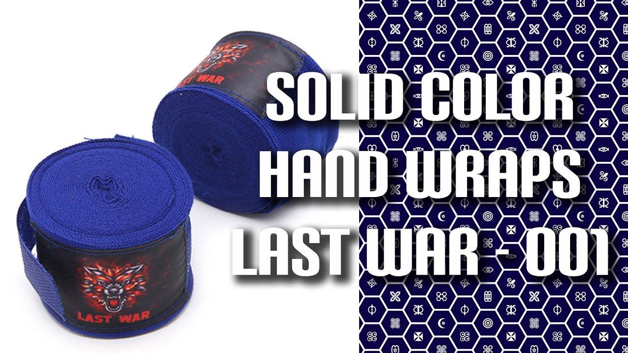 Solid Color Hand Wraps for Boxing, Muay Thai, Kickboxing and MMA - Last ...