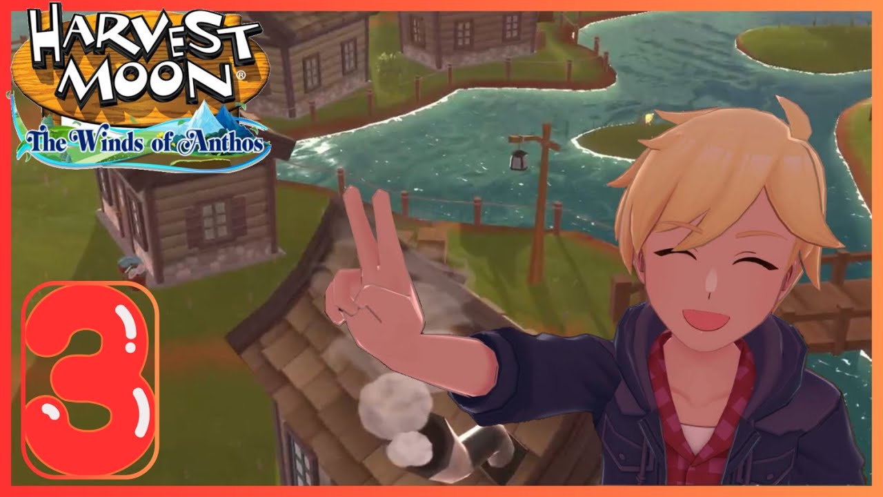 (ALT) Harvest Moon: The Winds of Anthos # 3 Ausflug in das Dorf Providence und mehr Pflanzen 🍒 🍅 ...