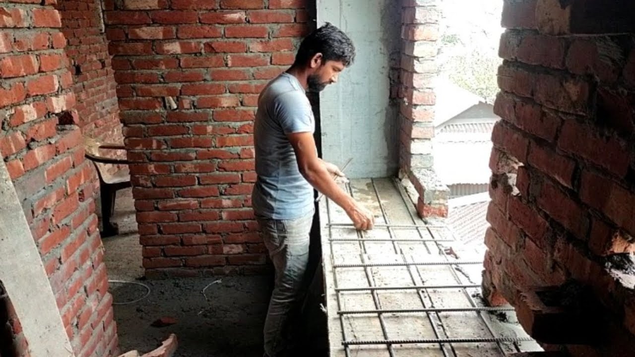 Kitchen Table construction_ Individual House Kitchen Slab Centring and ...