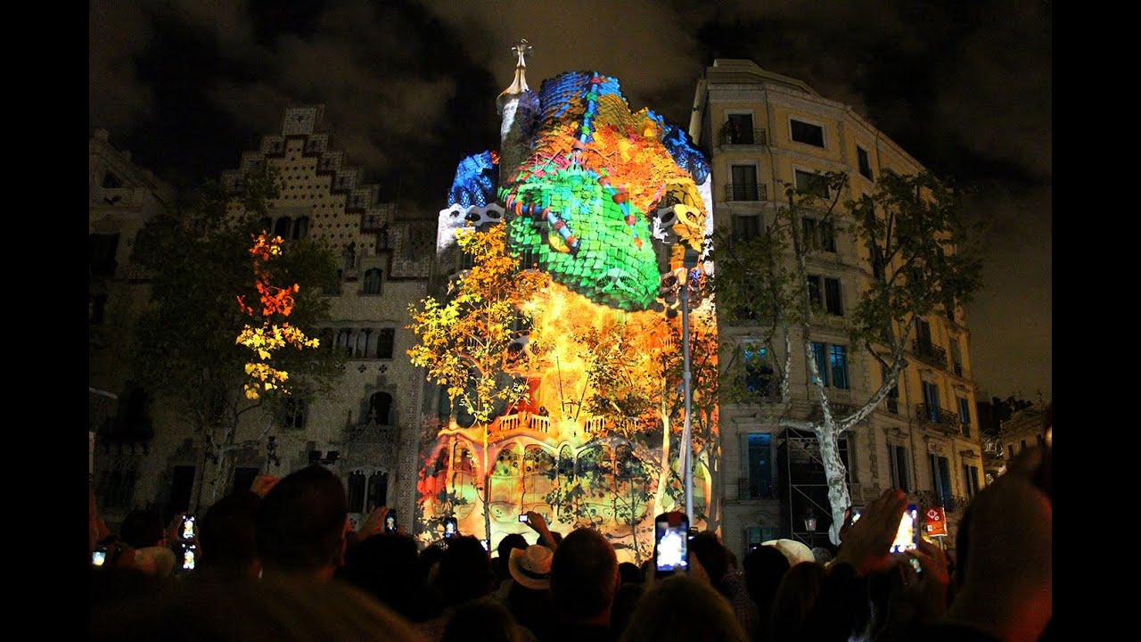 Mapping Casa Batlló Barcelona 2015 - YouTube