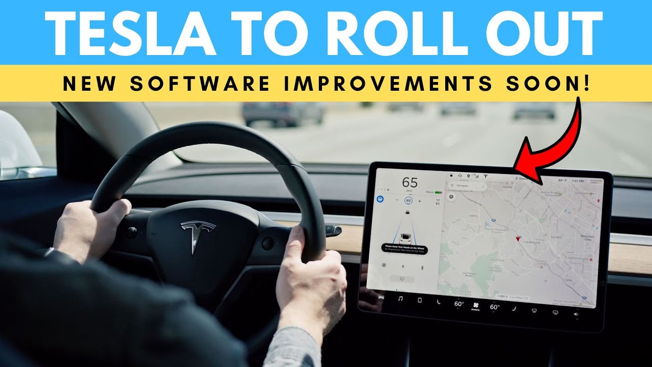 Tesla To Roll Out New Software Improvements Soon & More Updates! - YouTube