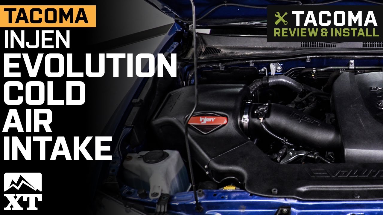 2016-2021 Tacoma 3.5L Injen Evolution Cold Air Intake with Oiled Filter ...