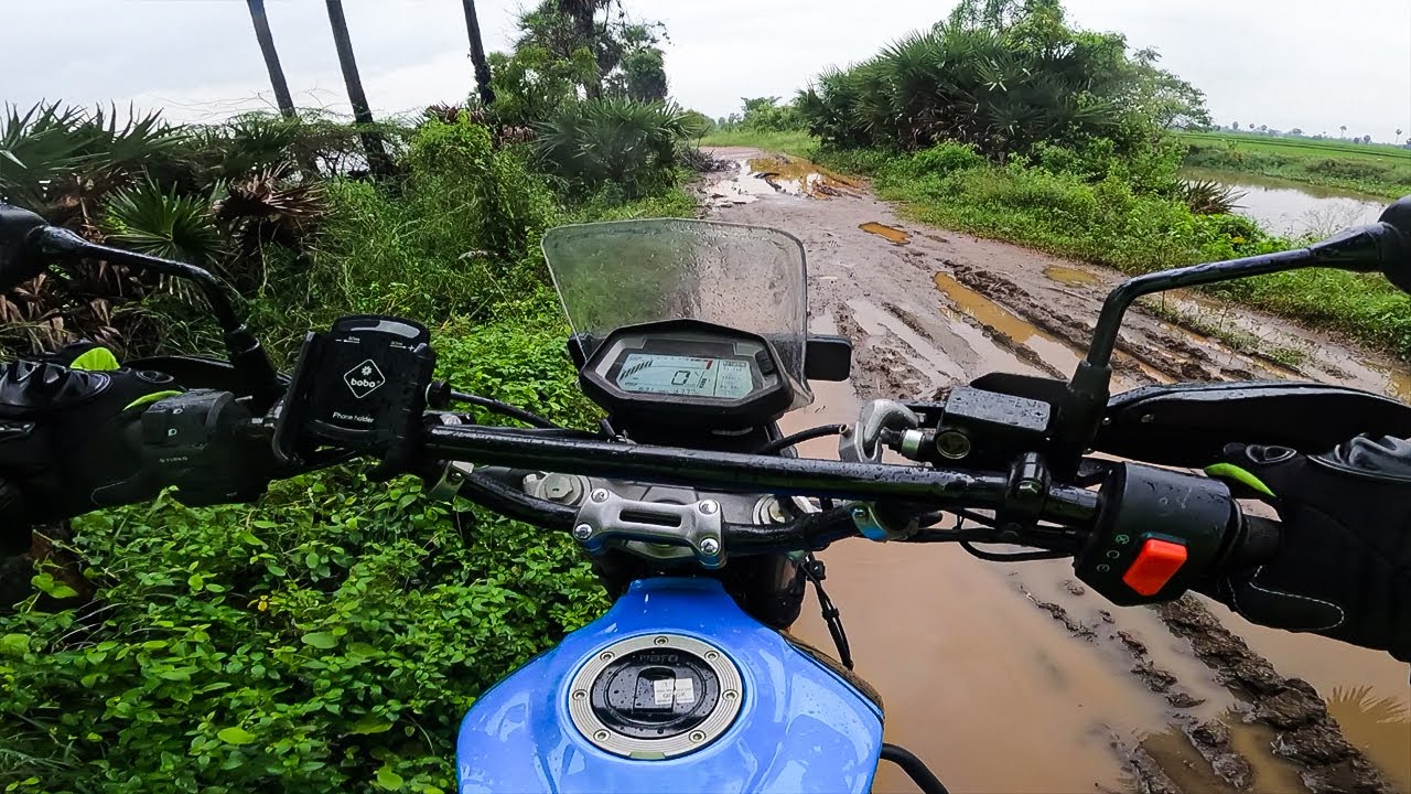 Craziest off-road trail ride in the Rain | Xpulse 200 4v - YouTube