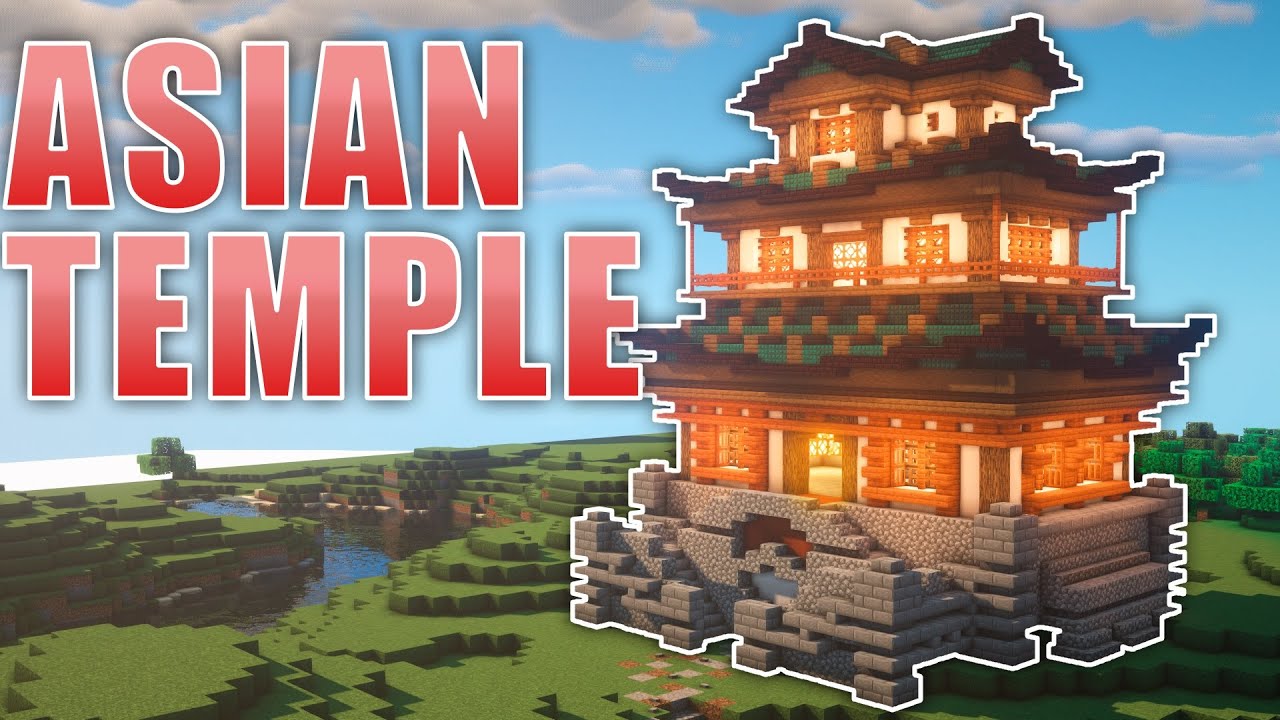 Building An Asian Temple | TIMELAPSE | MINECRAFT - YouTube