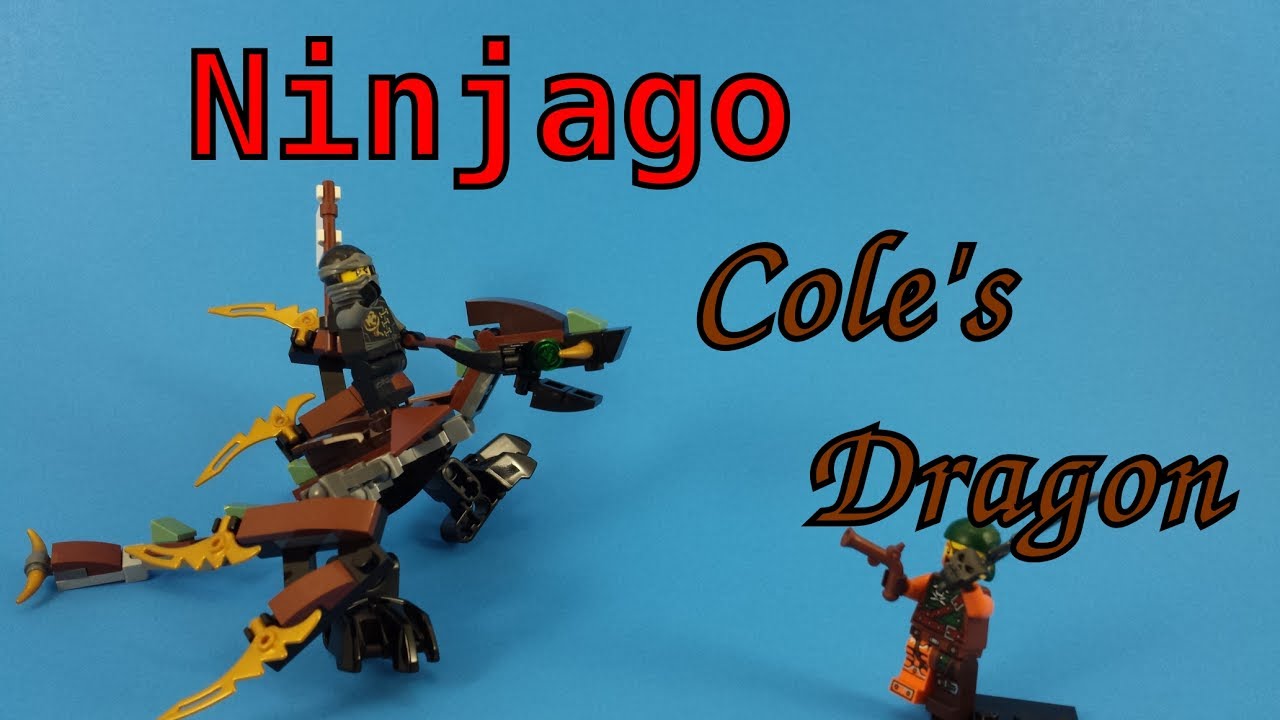 Lego Ninjago Cole's Dragon. Build and Review! 70599 - YouTube
