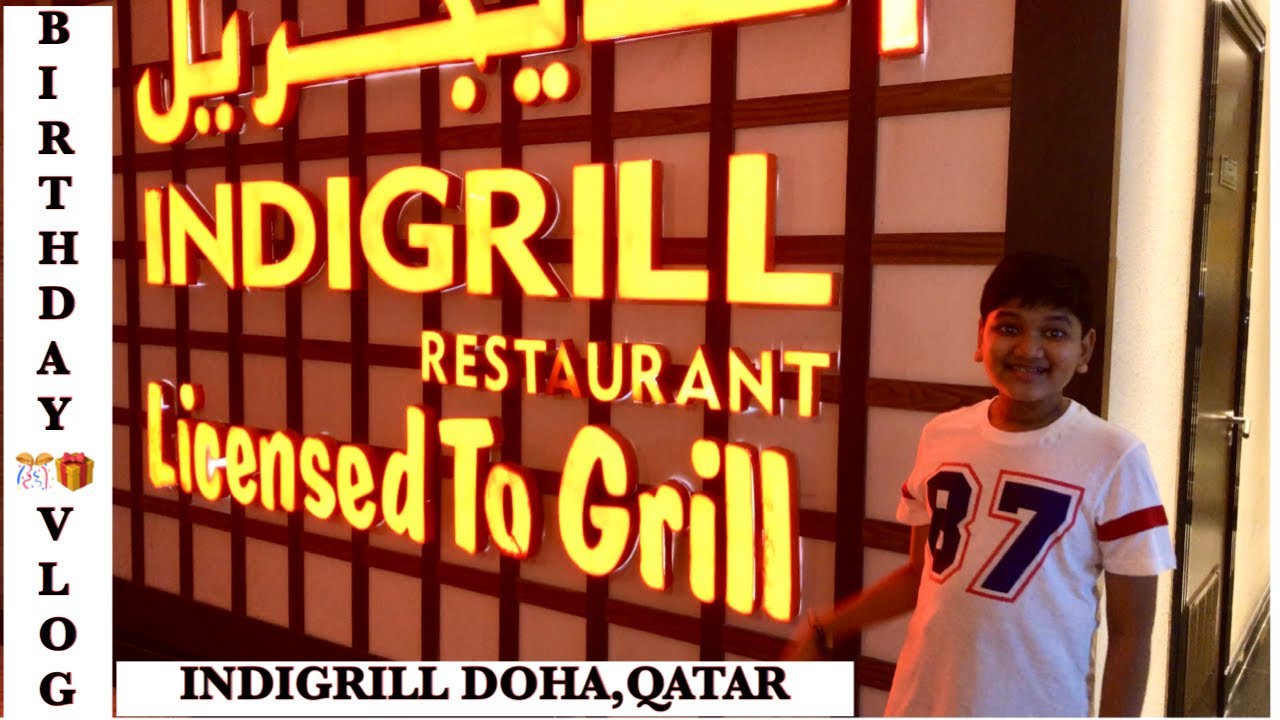 Birthday Celebration At INDIGRILL Doha,Qatar I Birthday Vlog In Tamil ...