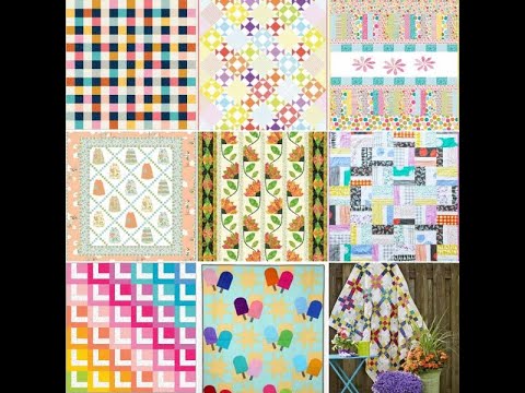 Free Summer Quilt Patterns: Colorful Designs for Every Style - YouTube