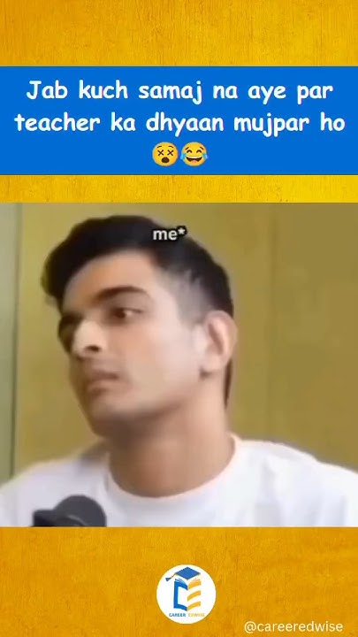 When teacher looks at you, and you start pretending to know everything ...