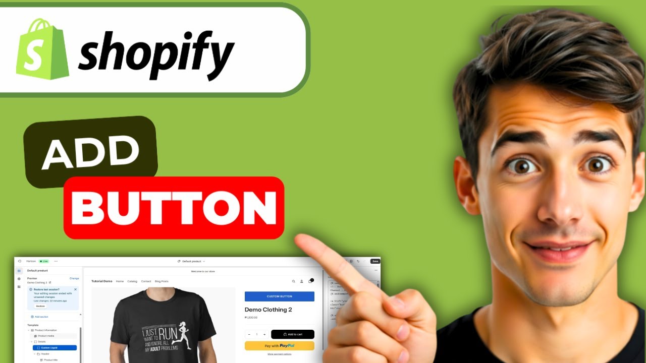How To Add Custom Button To Shopify Product Page (Easiest Way) (2026 ...