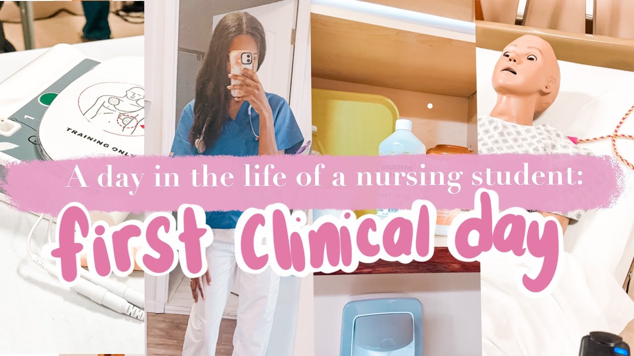 NURSING SCHOOL VLOG | first clinical day :) - YouTube