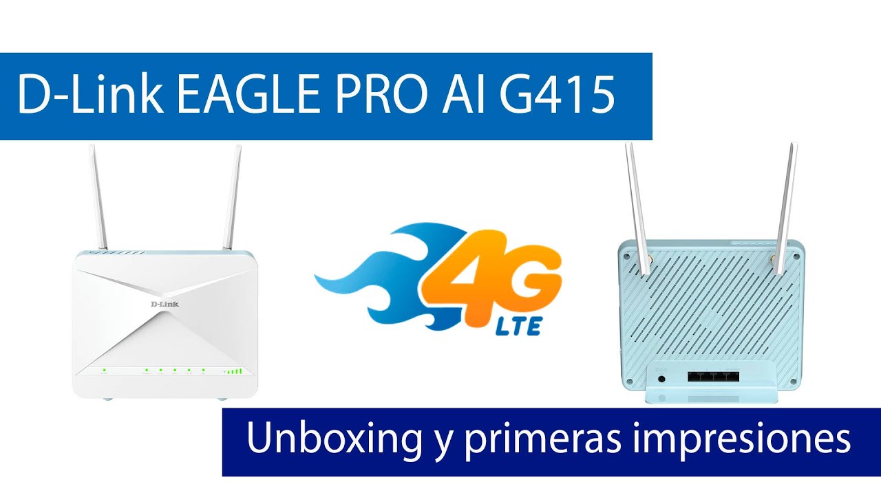 ¿Necesitas un router 4G LTE para casa? Conoce el D-Link G415 con Wi-Fi ...