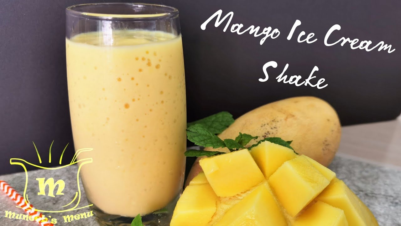 Thick & Tasty Mango Milk shake | Mango Ice Cream Milk shake | Fresh ...