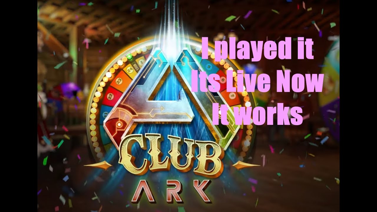 WTF is the new Club Ark? In Official ARK Ascended! - YouTube