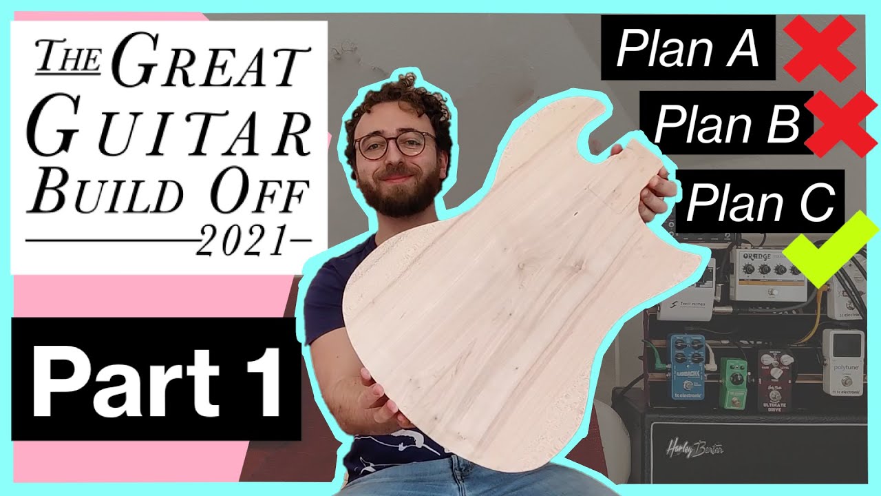 GGBO 2021 Guitar Scratch Build Part 1 - Templates, Body, Top! | Alexis ...