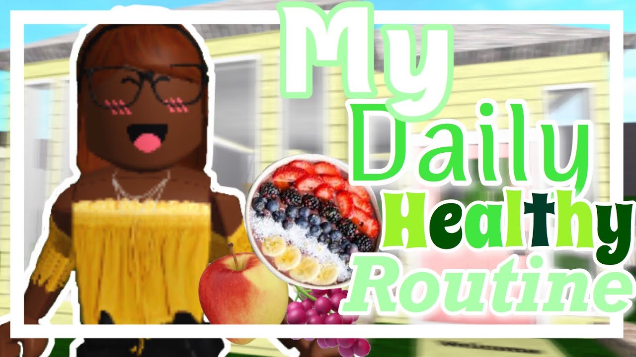 My Healthy Daily Routine! ~Roblox Bloxburg~|simxplydiana - YouTube