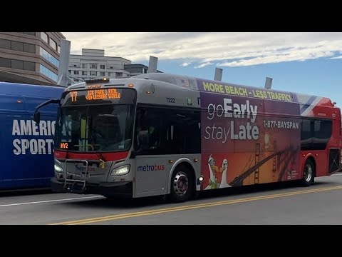 WMATA Metrobus 2012 New Flyer XDE40 7222 On Route Y7 - YouTube