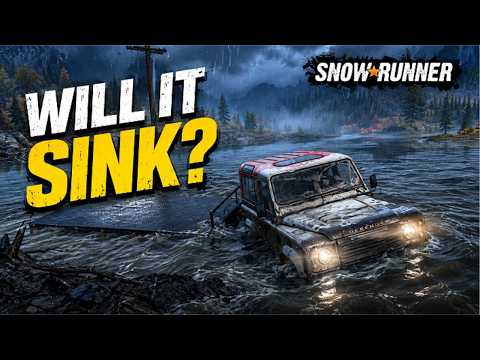 DEFENDER VS RIVER | Snowrunner Gameplay Eps.001