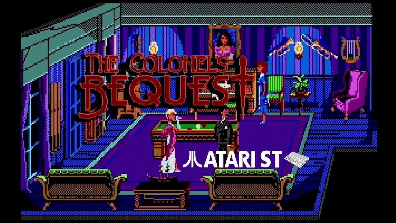 The Colonel's Bequest - Atari ST (1989) - YouTube
