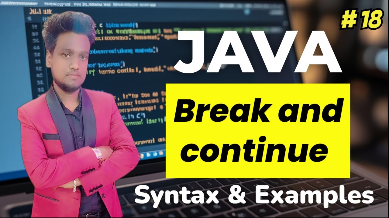 Break and Continue Statement in Java | Java Programming Tutorial with ...