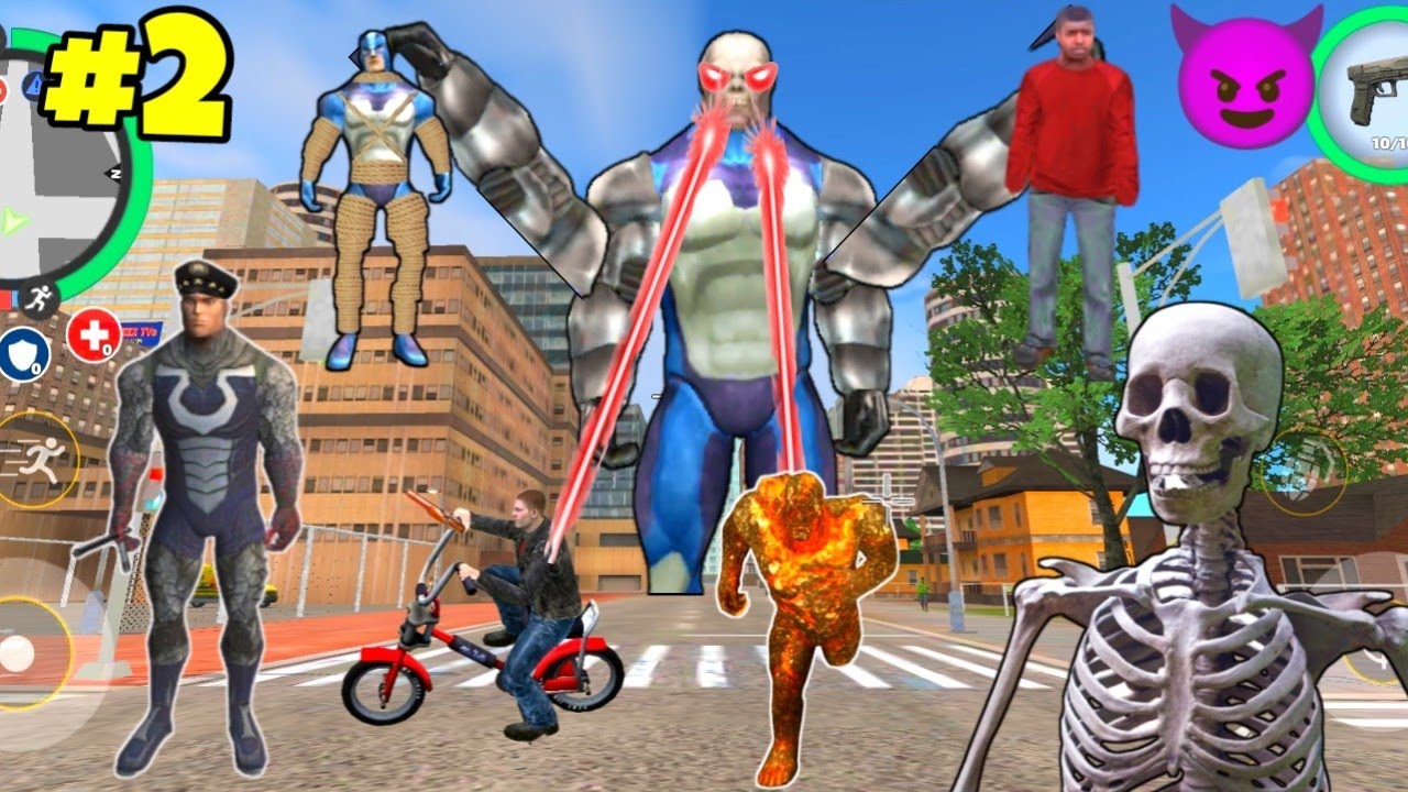 😈 Evil Rope Hero Kidnap Rope Hero | Rope Hero Vice Town | Part 2 | Evil ...